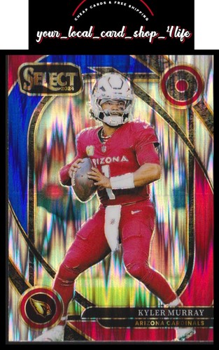 2024 Panini Select #278 Kyler Murray Red & Blue Prizm Shock | eBay