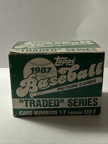 1987 Topps Baseball Traded Series Complete Set - 132 cards | eBay