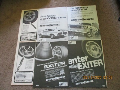 Vintage Motor Wheel Spyder / Exiter / Magnum 500 / Sports wheel ads ...