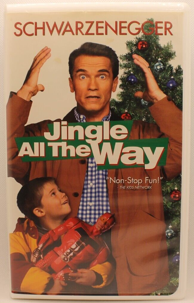 Jingle All The Way VHS 1997 Arnold Schwarzenegger Turbo Man Sinbad ...