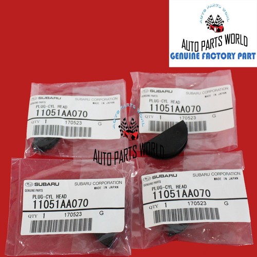 Genuine OEM Subaru Half Moon Head Plug Seals Set of 4pcs 11051AA070 for ...