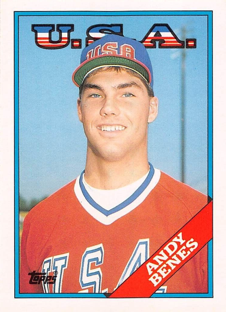 1988 Topps Traded Baseball Andy Benes RC #14T NM/MT TEAM USA/SAN DEIGO ...