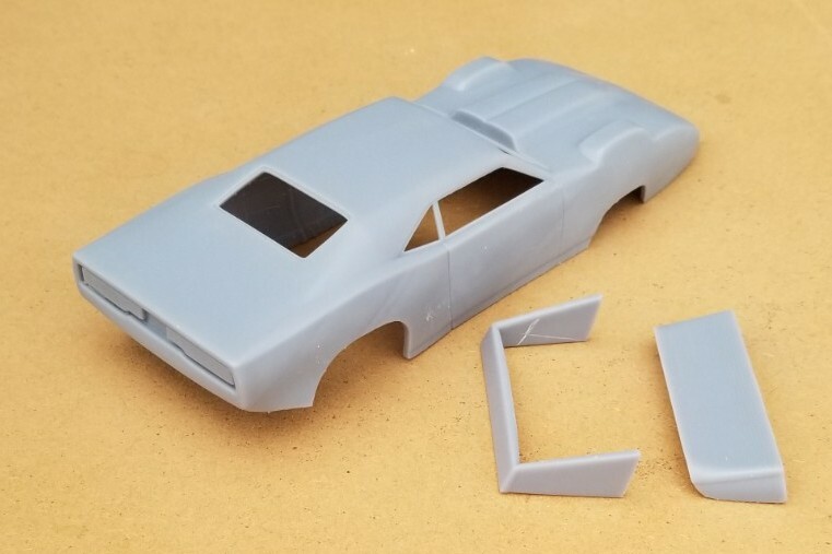 ABS-LIKE RESIN 3D PRINTED 1/24 1/25 1969 DODGE CHARGER DAYTONA PRO MOD ...