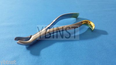 PREMIUM GRADE UPPER MOLARS RIGHT DENTAL EXTRACTION FORCEPS #18R GOLD ...