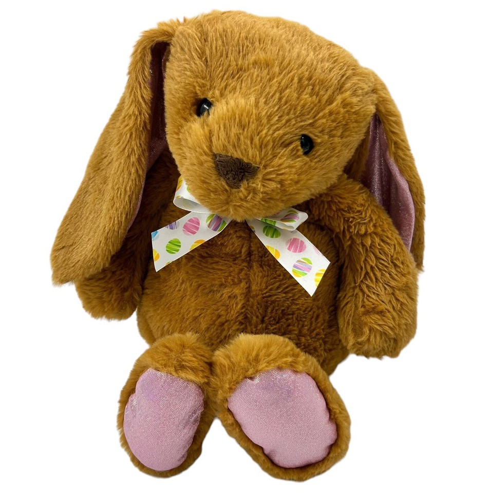 Dan Dee Bunny Plush with Easter Egg Bow Lop Ear Rabbit Woodland Stuffed ...