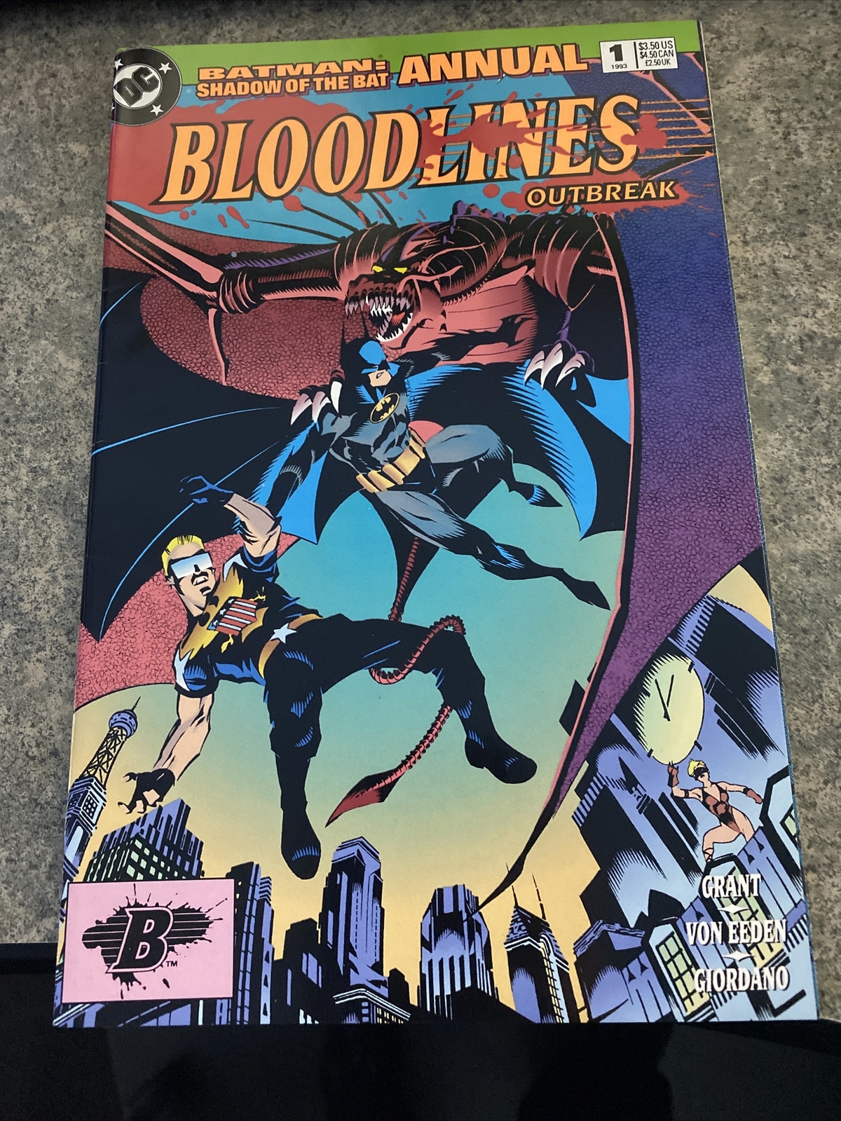 Bloodlines Outbreak Batman Shadow of the Bat Annual #1 DC Comics 1993 ...