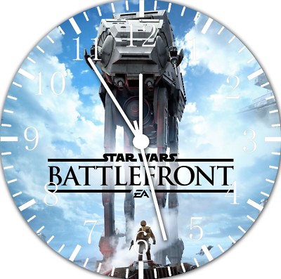 Star Wars Battlefront Frameless Borderless Wall Clock For Gifts or ...