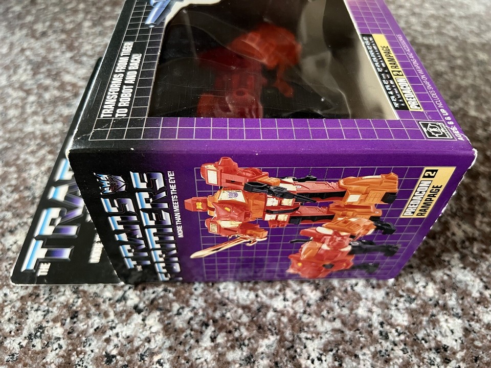 Transformers G1 Rampage Predacon Decepticon 1986 MISB | eBay