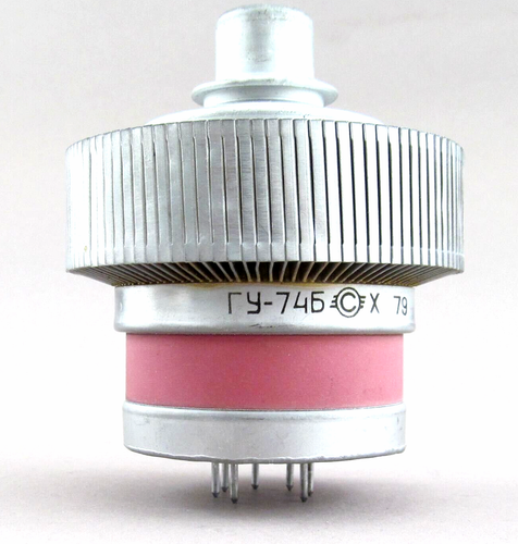 GU-74B ГУ-74Б soviet Air Forced Metal Ceramic Tetrode Tube 4CX800A ACOM ...