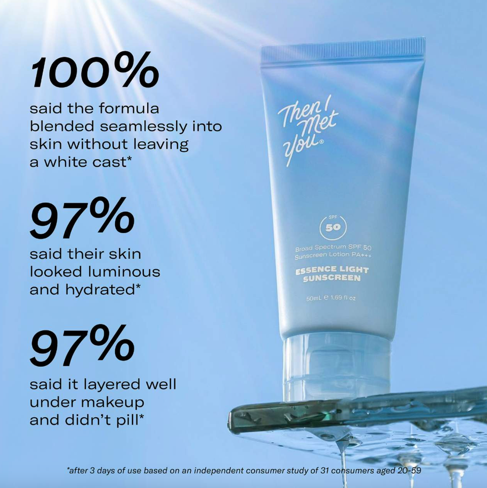 Then I Met You Essence Light Sunscreen Broad Spectrum Moisturizer, SPF ...