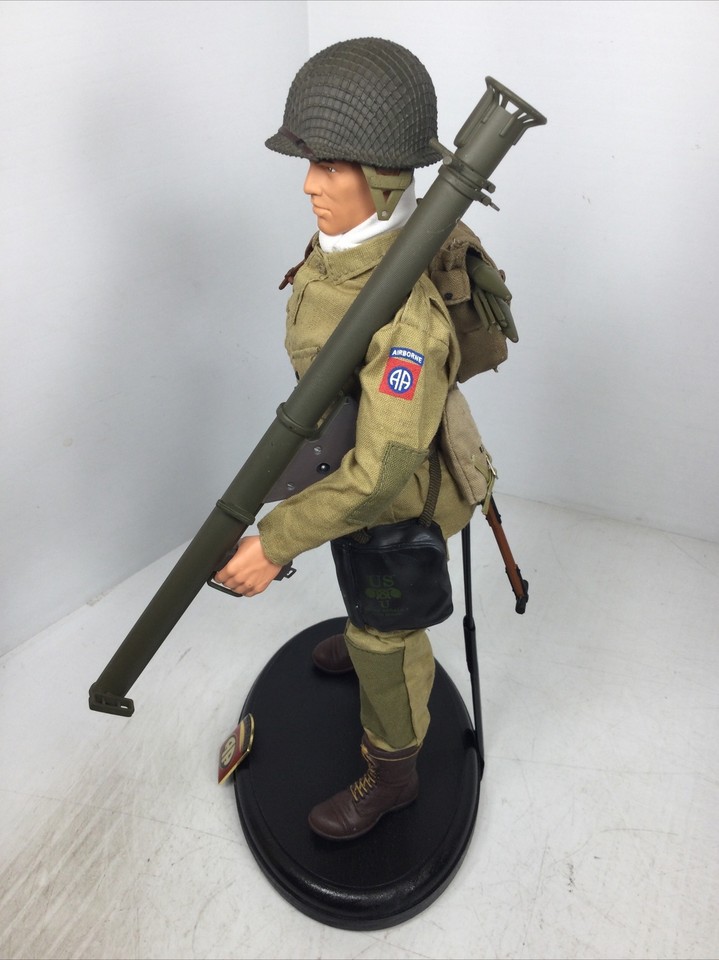 1/6 CUSTOMIZED HASBRO GI JOE WW2 US 82ND AIRBORNE PARATROOPER NORMANDY ...