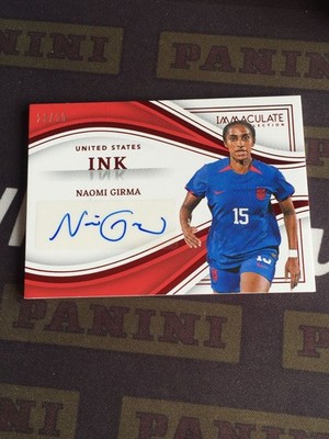 2023-24 Panini Immaculate Naomi Girma Ink Autograph Ruby 29/30 Chelsea ...