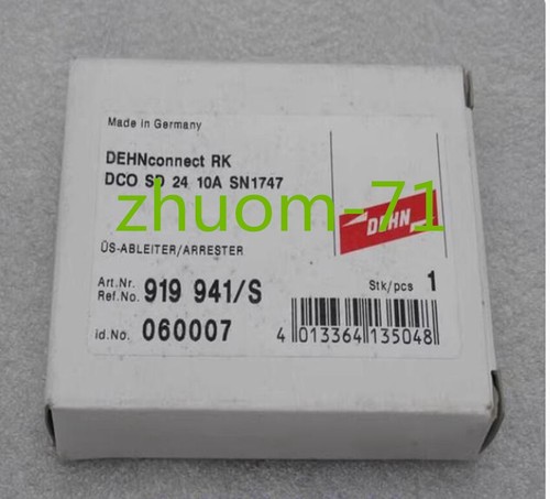 1PC DEHN lightning protection module DCO SD 24 10A SN1747 919941/S #W5 ...