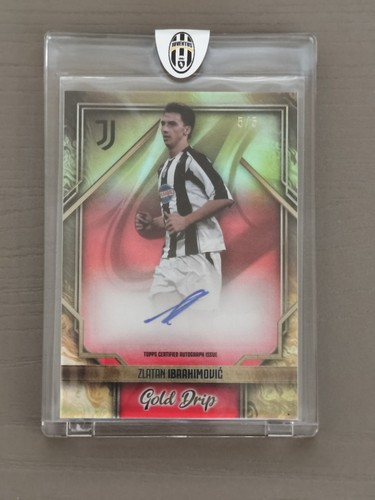 Zlatan Ibrahimovic Topps Auto 5/5 Team Set Juventus Gold Drip | eBay