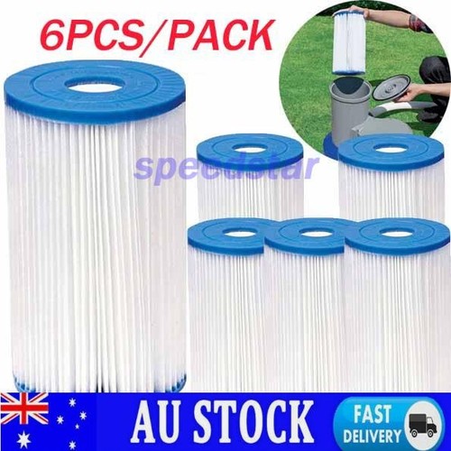 6x Bestways 58012 Pool Filter Cartridge SIZE III for Swimming Pool PUMP ...