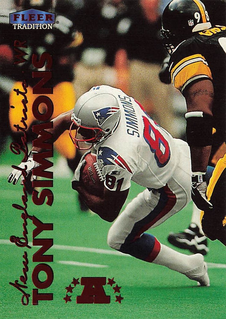 1999 Fleer Tradition #231 Tony Simmons New England Patriots | eBay