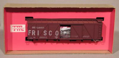 HO Train Miniature Products 50 Ton OB Box Car Kit - Frisco - 2153 | eBay