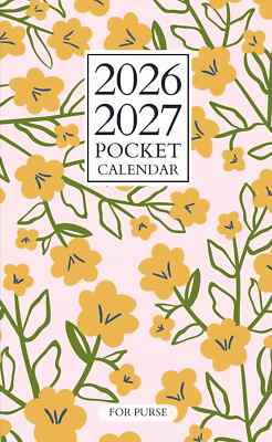 Pocket Calendar 2026-2027 for Purse: 2 Year Pocket Planner, from ...