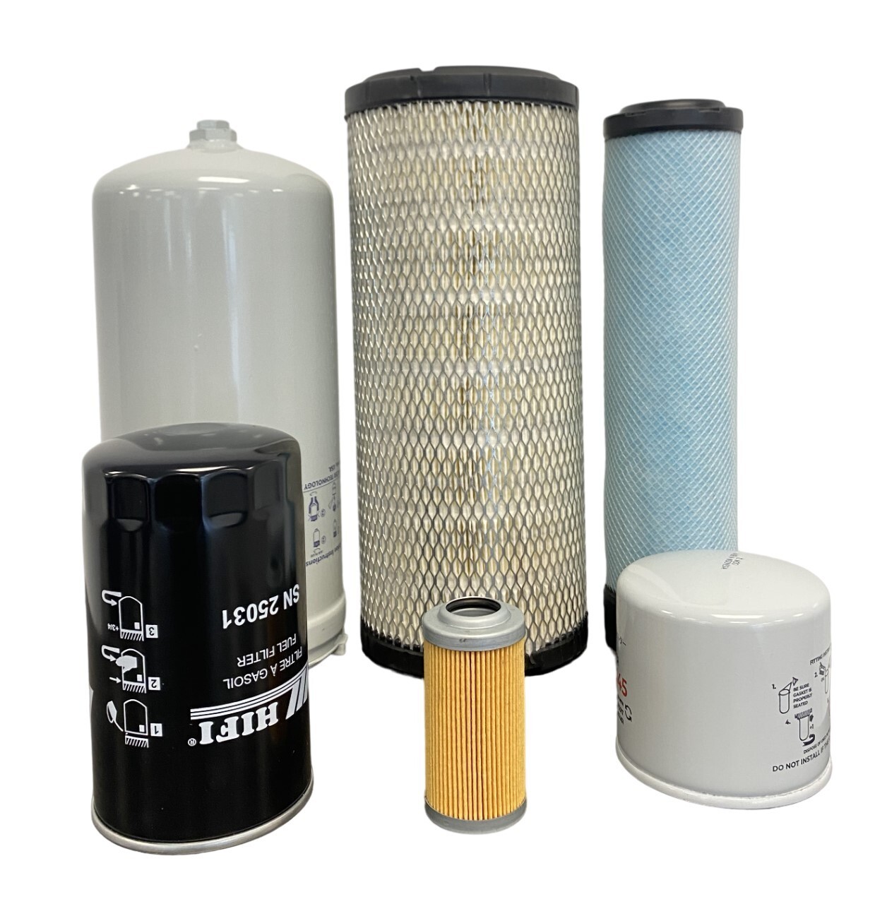 CFKIT Maintenance Filter Kit Compatible with KUB KX080-4S2 Tractor | eBay