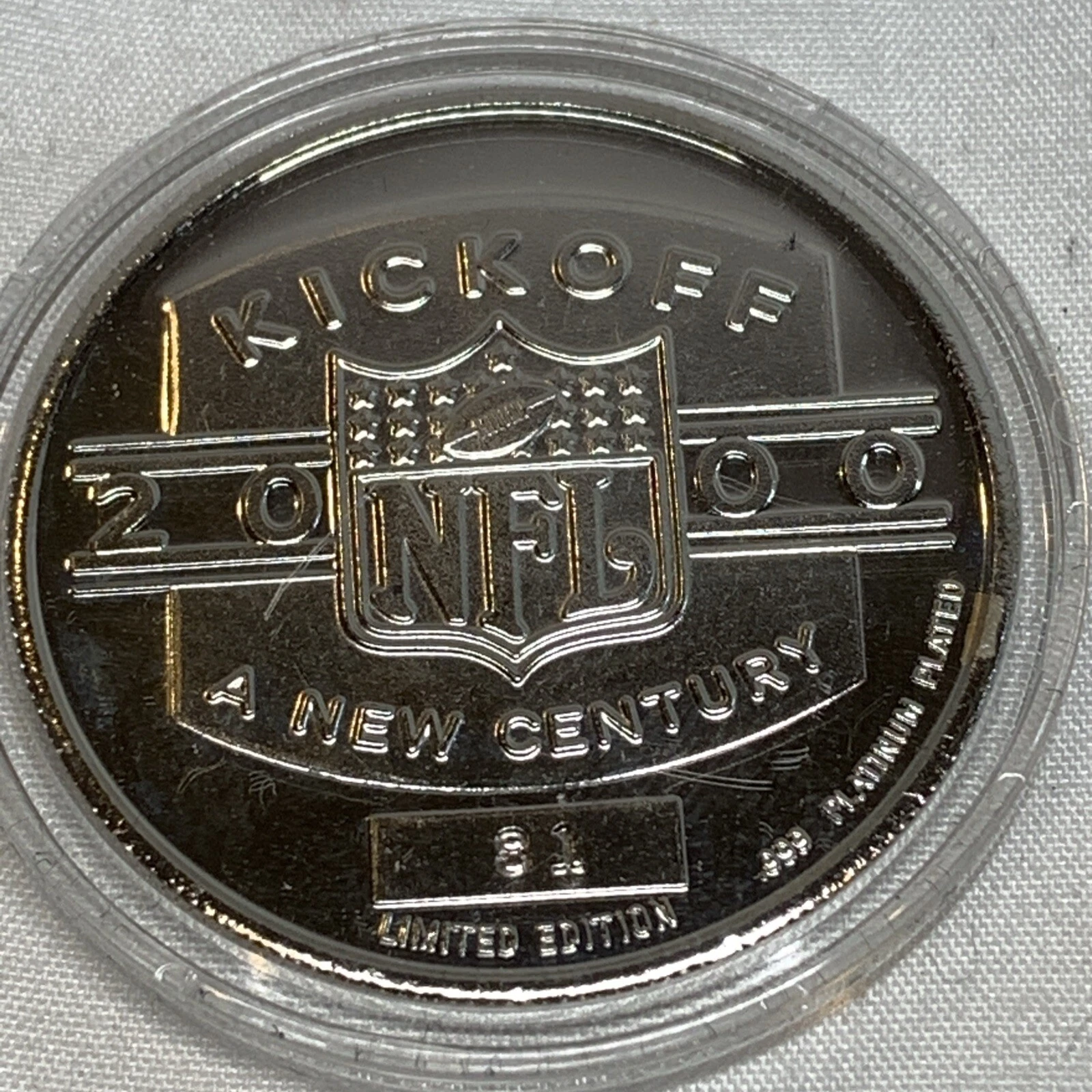 NFL Coin From 2000 .999 Platinum Plated - Coin Community Forum