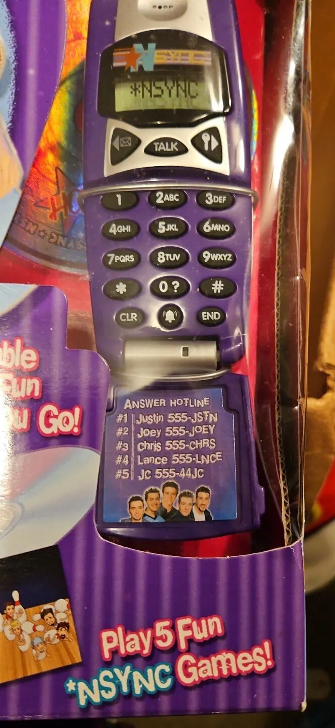 NSYNC Hotline Fantasy Phone and CD-ROM Game (PC, 2001) for sale online ...