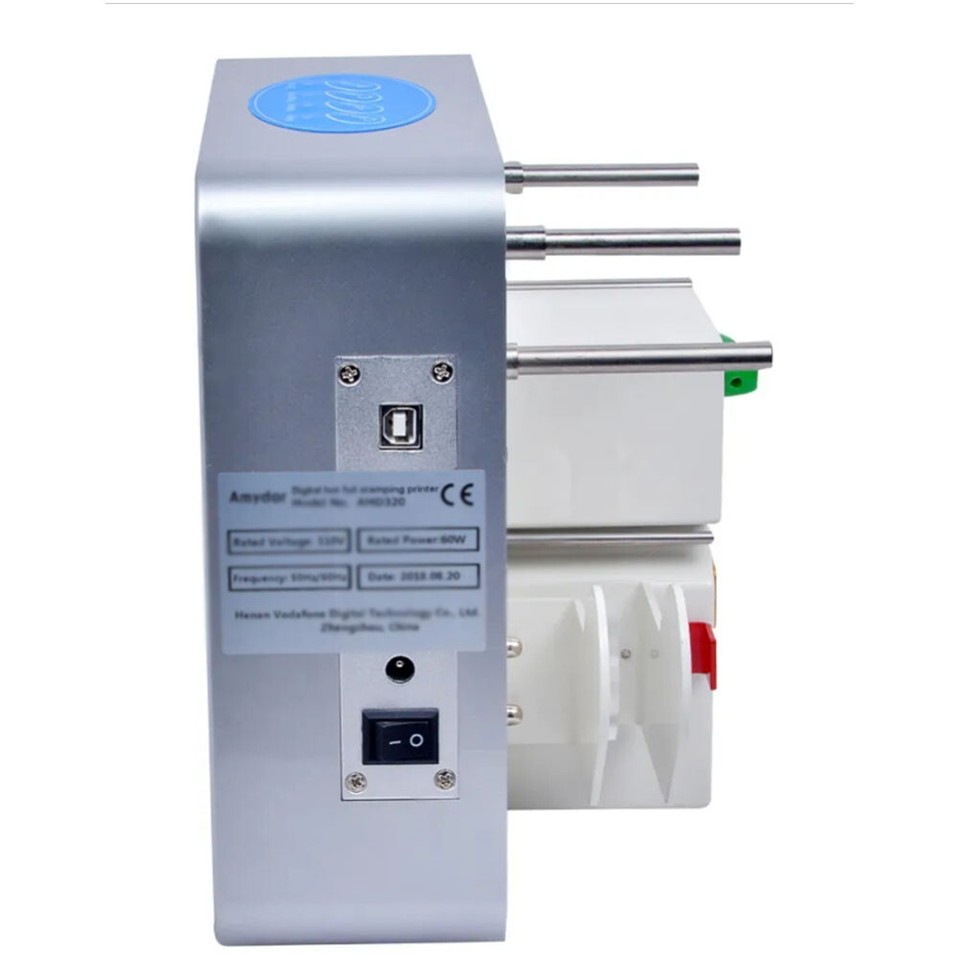 Digital ribbon printer, satin ribbon printing machine hot stamping foil ...