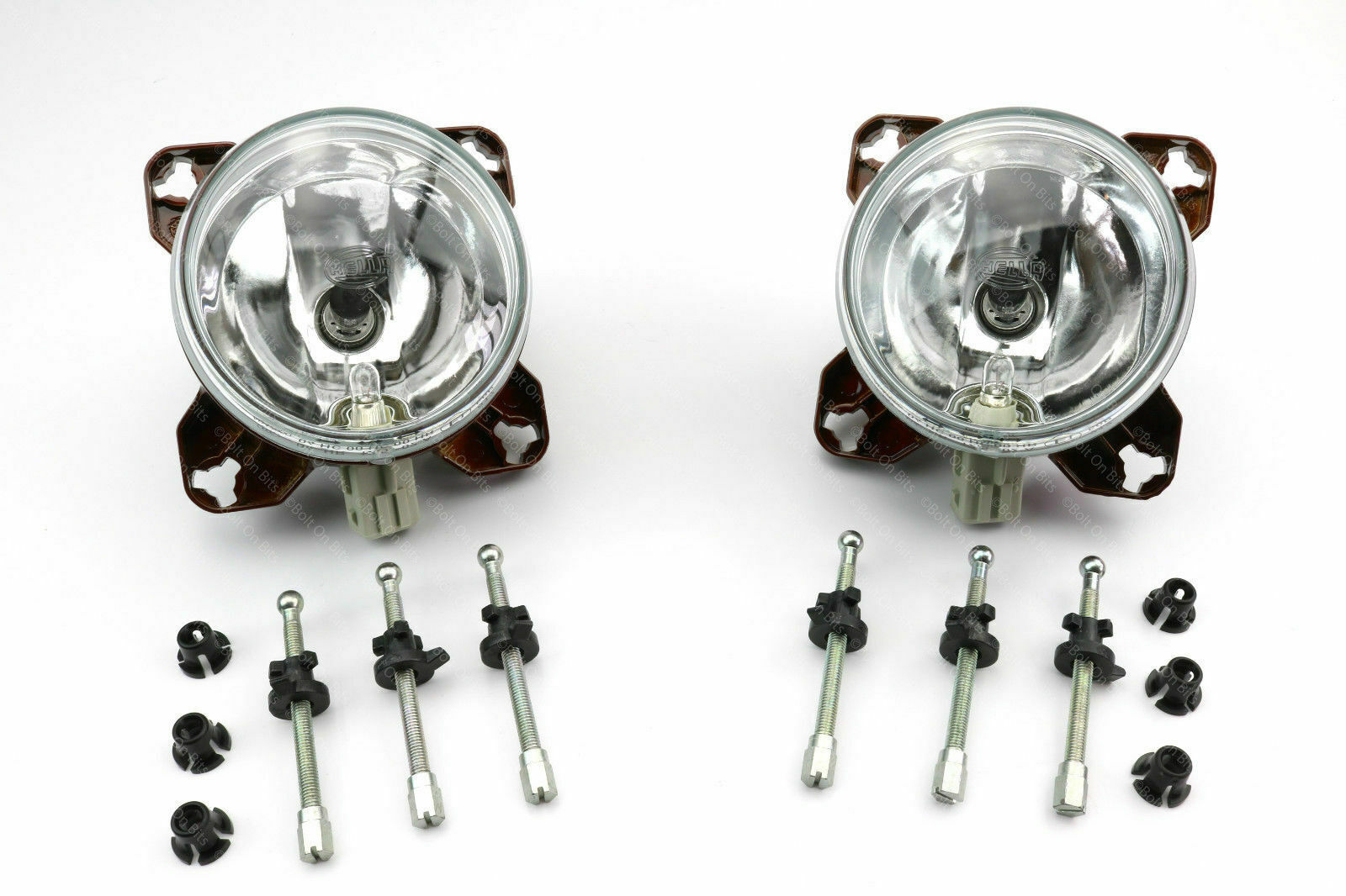 Pair of Hella MAIN BEAM 90mm Headlamps with Side light for Rapido 963 ...
