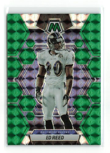 ED REED #19 2023 PANINI MOSAIC RAVENS GREEN | eBay