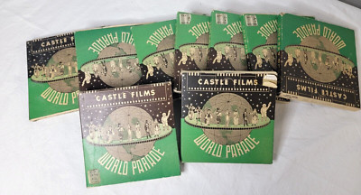 ORIGINAL CASTLE FILMS 8mm THE WORLD PARADE LOT of 9 | eBay