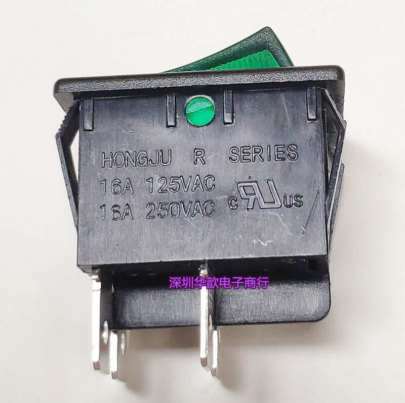 1PC HONGJU R SERIES 4pin 2position 16A250VAC 16A125VAC Rocker Switch ...