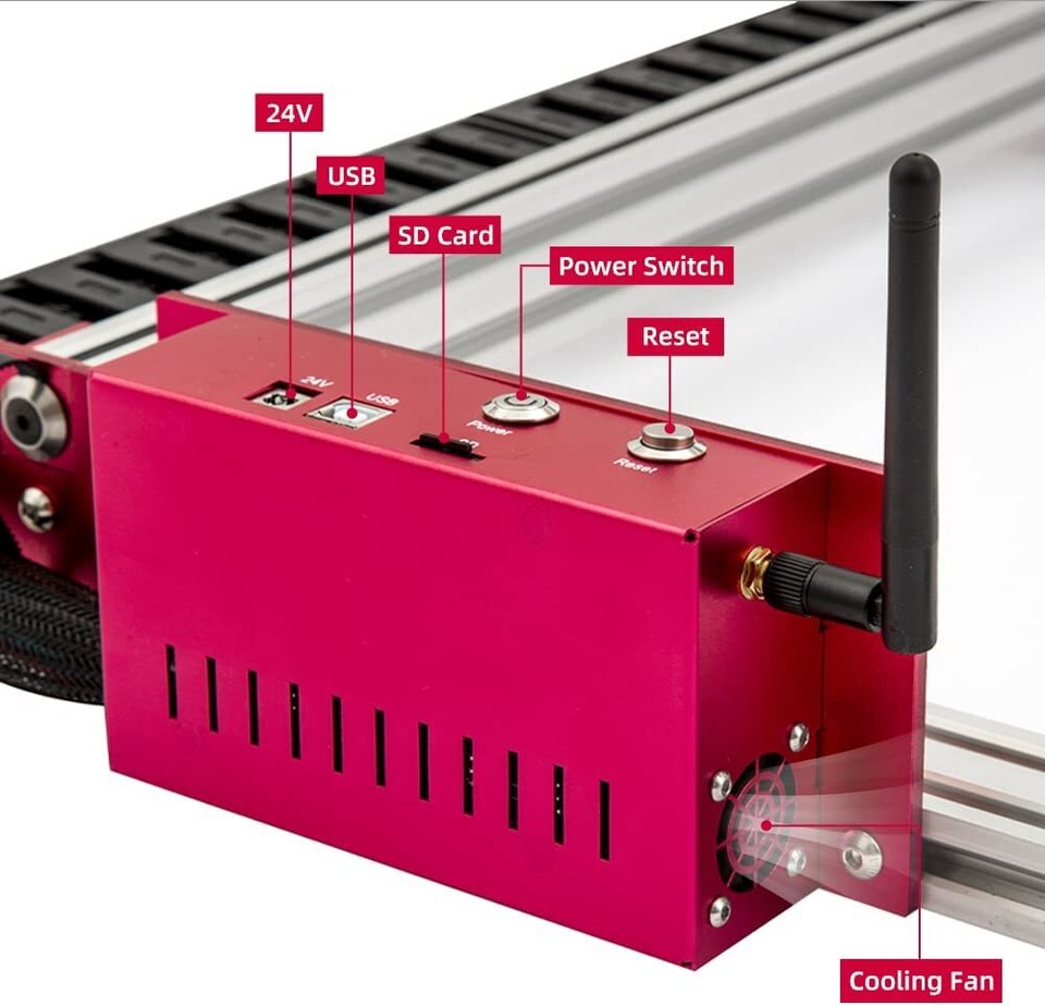 80W Laser Accurate CNC Machine Laser Cutter Engraver Machine Cutting ...