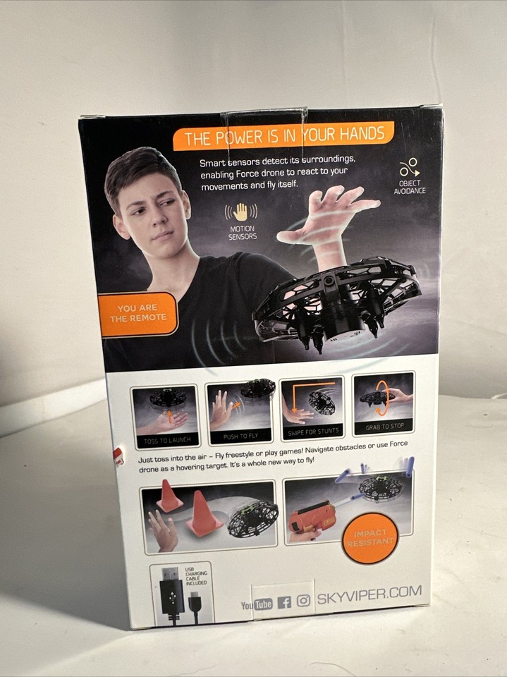 Sky Viper Force Hover Sphere Drone. The Power Is In Your Hands. New | eBay