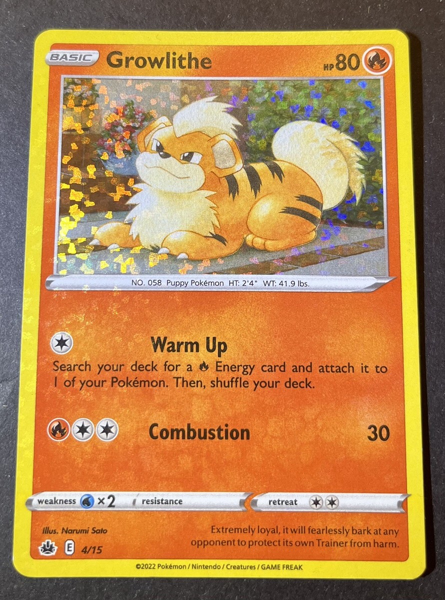 Growlithe Card
