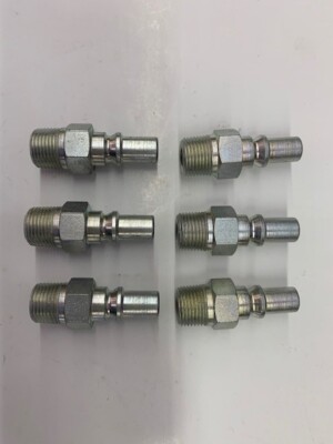 LOT OF 6 ARO 310 PLUG 3/8 BODY 3/8 MPT- DIXON DCP35 ZSiFOSTER 310-42 ...