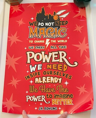 Geek Gear Wizardry Harry Potter We Do Not Need Magic/Power to Imagine ...