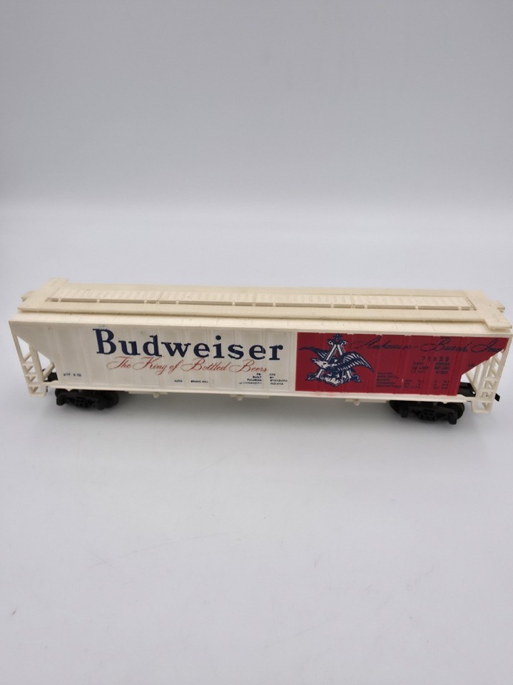 Tyco Budweiser Beer Advertising Hopper Bottom Car HO Scale 1:87 Model ...