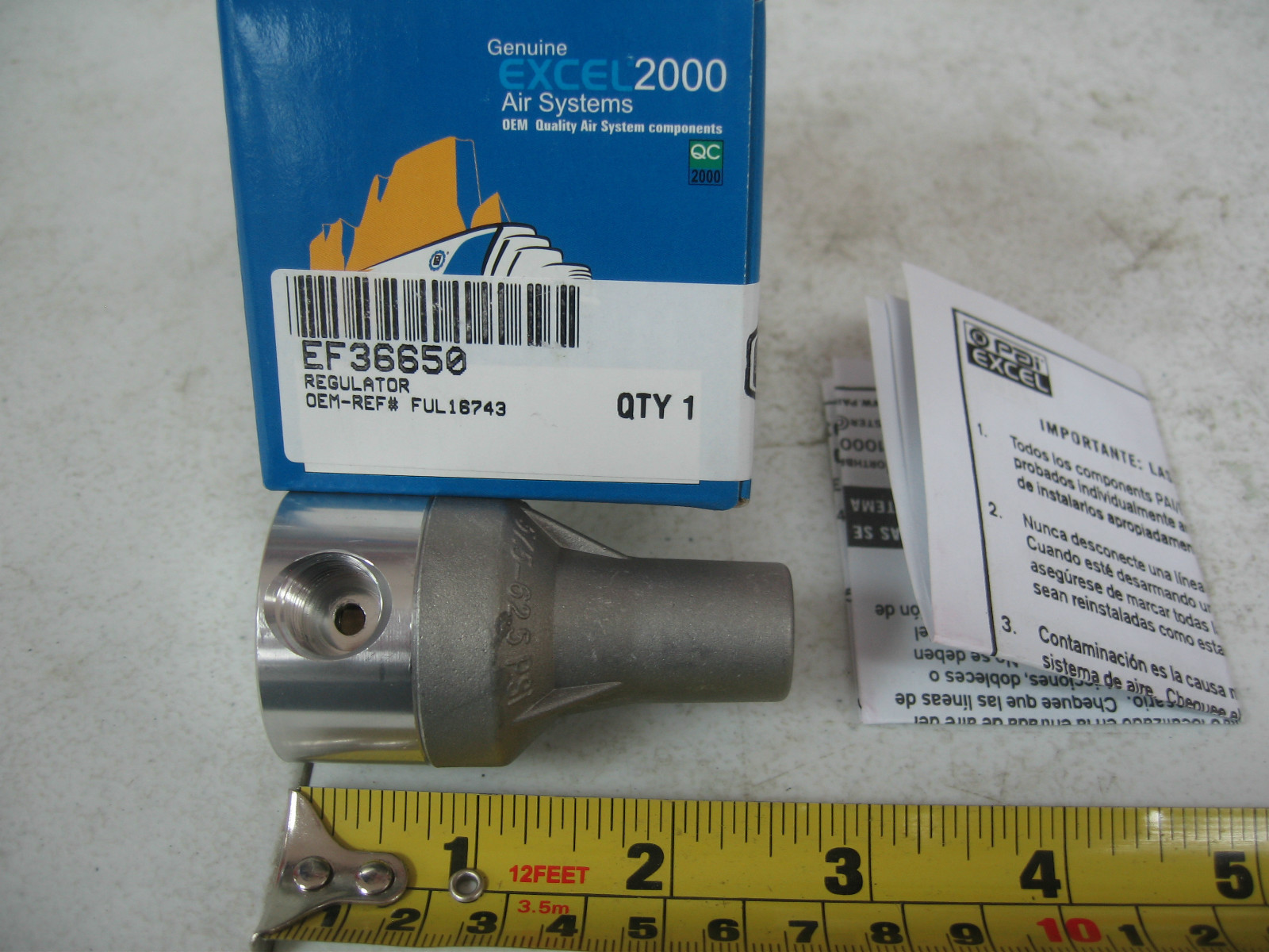 Pressure Regulator P/N EF36650 Ref. # Eaton Fuller 16743, 15307, A-1781 ...