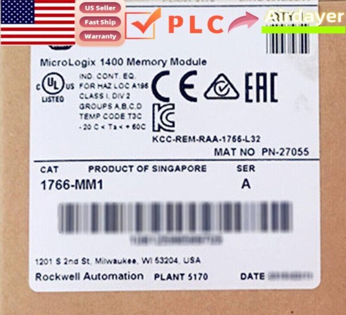 1766-MM1 AB MicroLogix 1400 Memory Module 1766-MM1 Fast Ship HT 1PCS | eBay