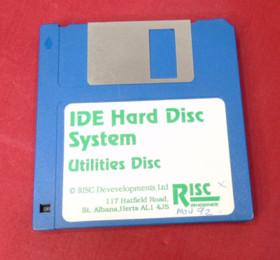 Ide Disque Dur Système Utilitaires Disque pour Acorn Risc OS | eBay
