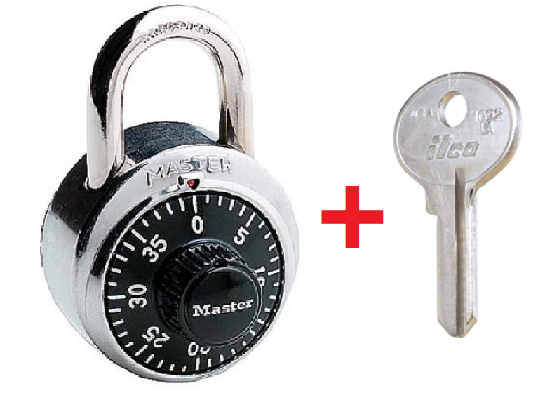 25 Master Lock Combination Padlocks Model 1525 W/2 Keys School Lockers ...