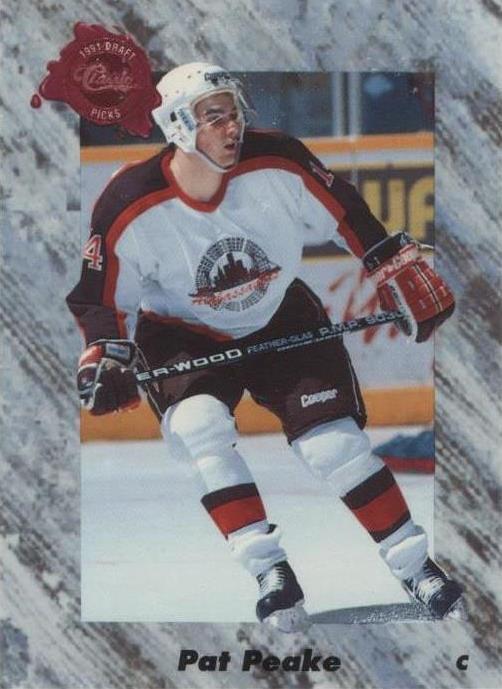 1991 Classic Draft Picks - Pat Peake #12 (RC) for sale online | eBay