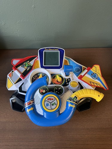 VTech 3-in-1 Race and Learn Educational Racing Game Toy Car Jet ...