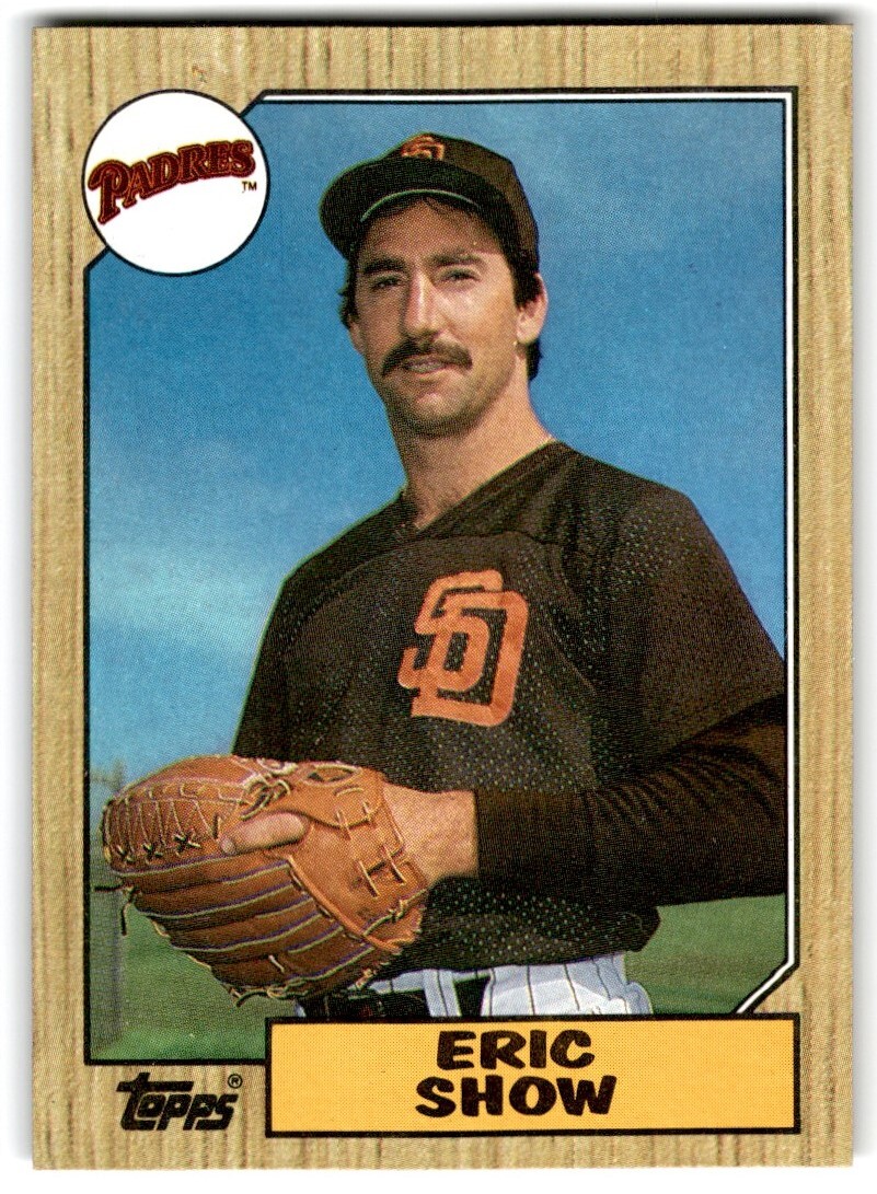 1987 Topps Baseball Cards Eric Show San Diego Padres #730 | eBay