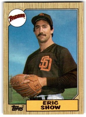 1987 Topps Baseball Cards Eric Show San Diego Padres #730 | eBay