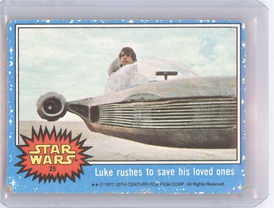 #25 Luke Rushes to his Loved Ones | 1977 Topps Star Wars, Series 1 | eBay