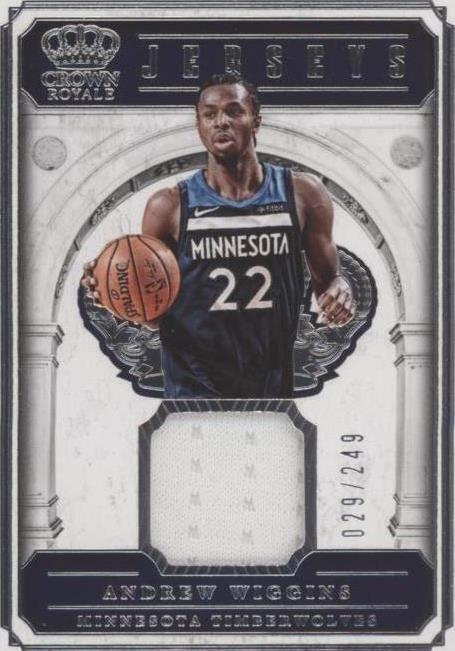 2017-18 Panini Crown Royale - Jerseys Andrew Wiggins #JSY-AWI /249 (MEM ...