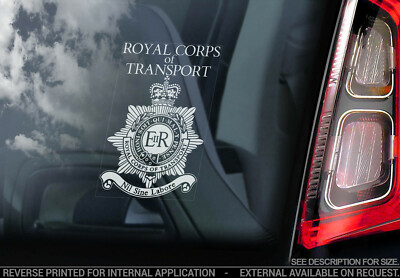 Royal Corps of Transport - Car Sticker - Armed Forces Military Window ...