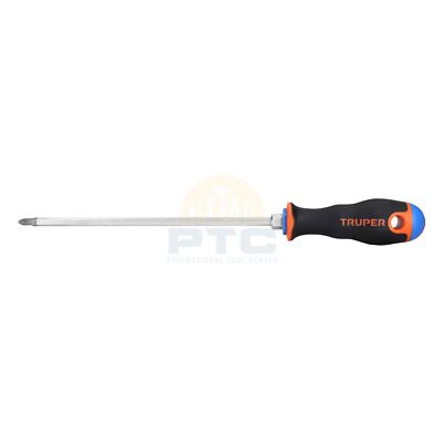Truper DP-1/4X8B Phillips screwdriver 1/4" x 8" Comfort Grip handle | eBay