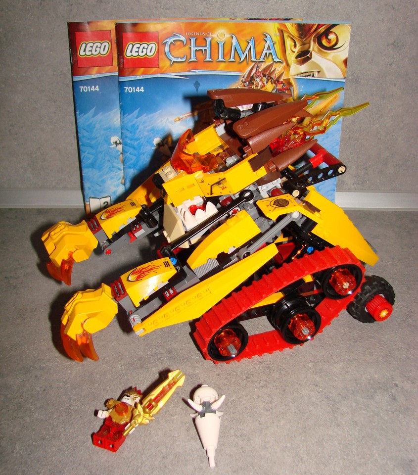 Vintage - LEGO Legends of Chima Ref 70144 - The Lion Fire Tank - Toy | eBay