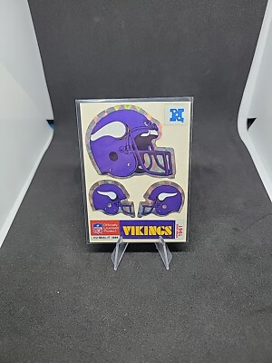 NFL 1989-90 U-Seal-It - Minnesota Vikings Helmet Sticker | eBay